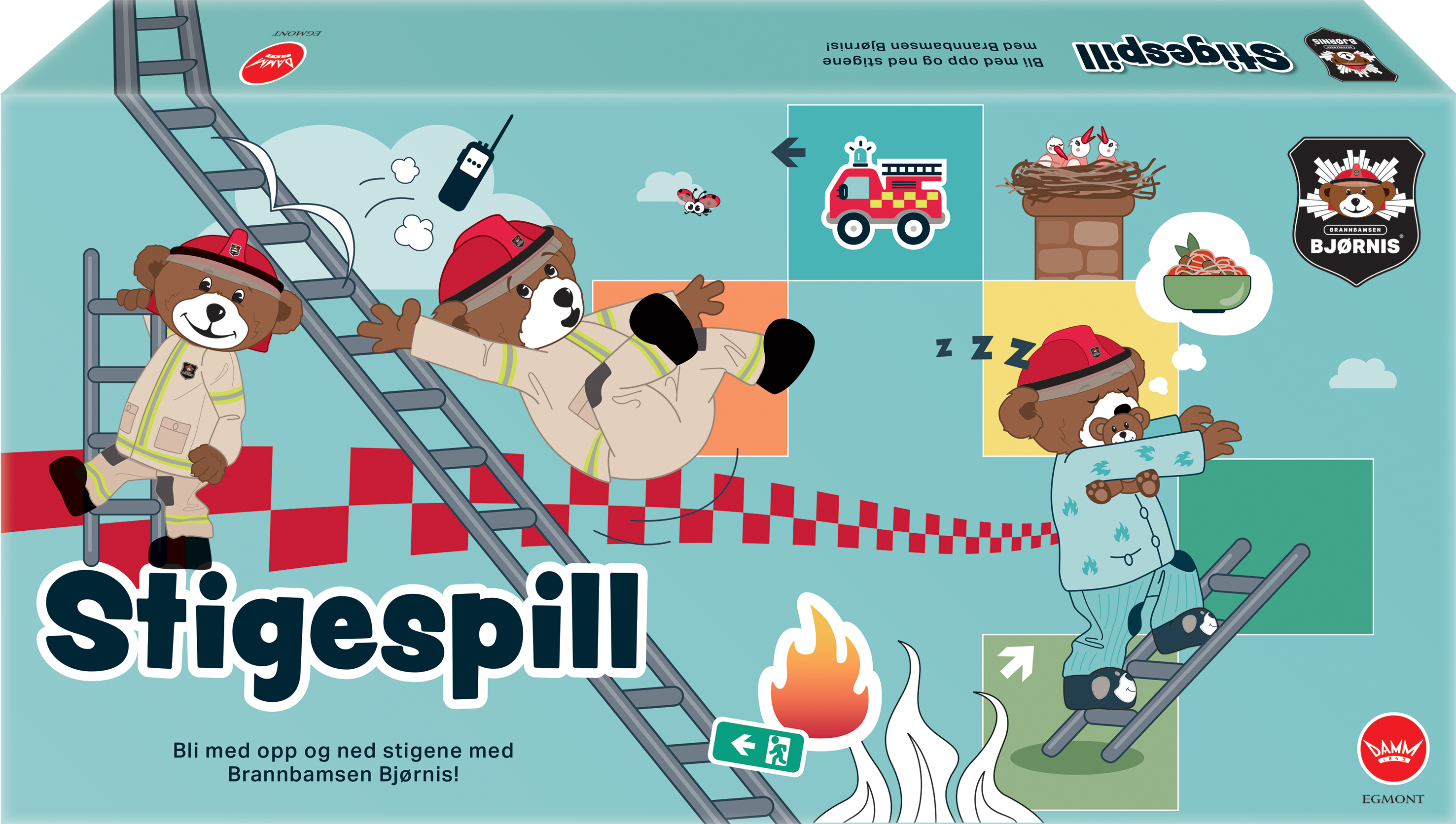 Stigespill - Brannbamsen Bjørnis